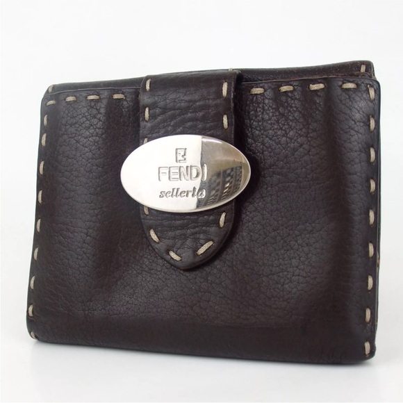 Fendi | Bags | Fendi Small Leather Wallet | Poshmark